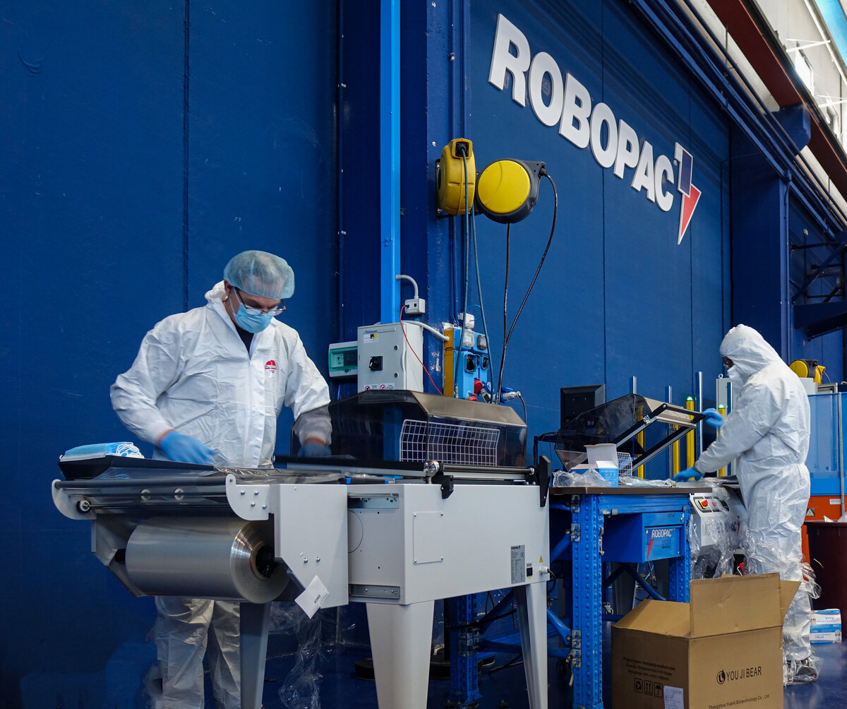 ROBOPAC HELPS CIVIL PROTECTION IN THE FIGHT AGAINST COVID | Aetna Group